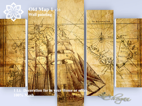 Second Life Marketplace - Cho*= Old Map 1 C/m v16